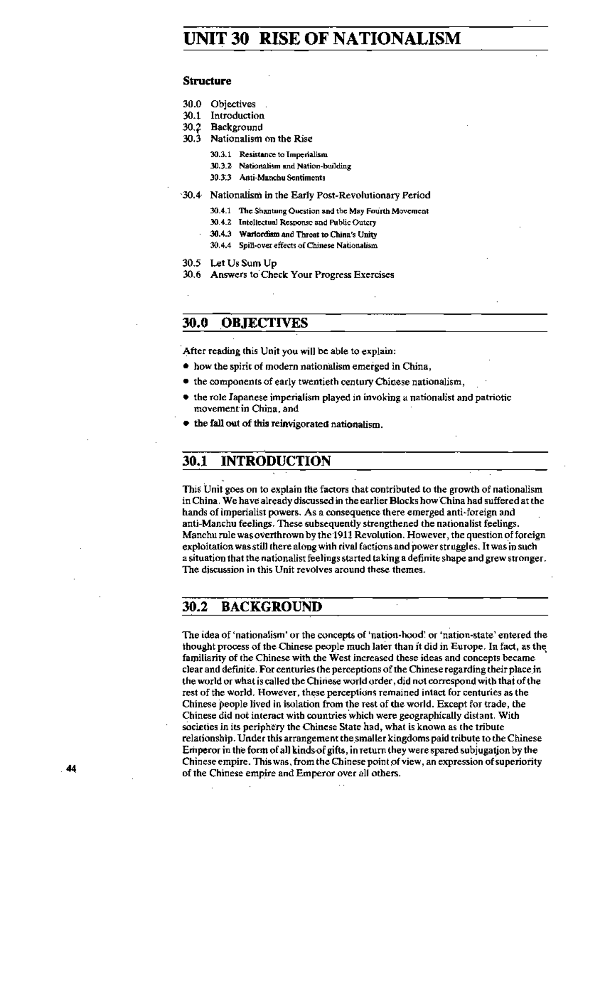 DOC-20231230-WA0006 - Good - UNIT 30 RISE OF NATIONALISM ...