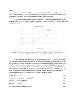 FTIR Lab - FTIR Lab report. *PLEASE NOTE: I got 5 points taken off for ...