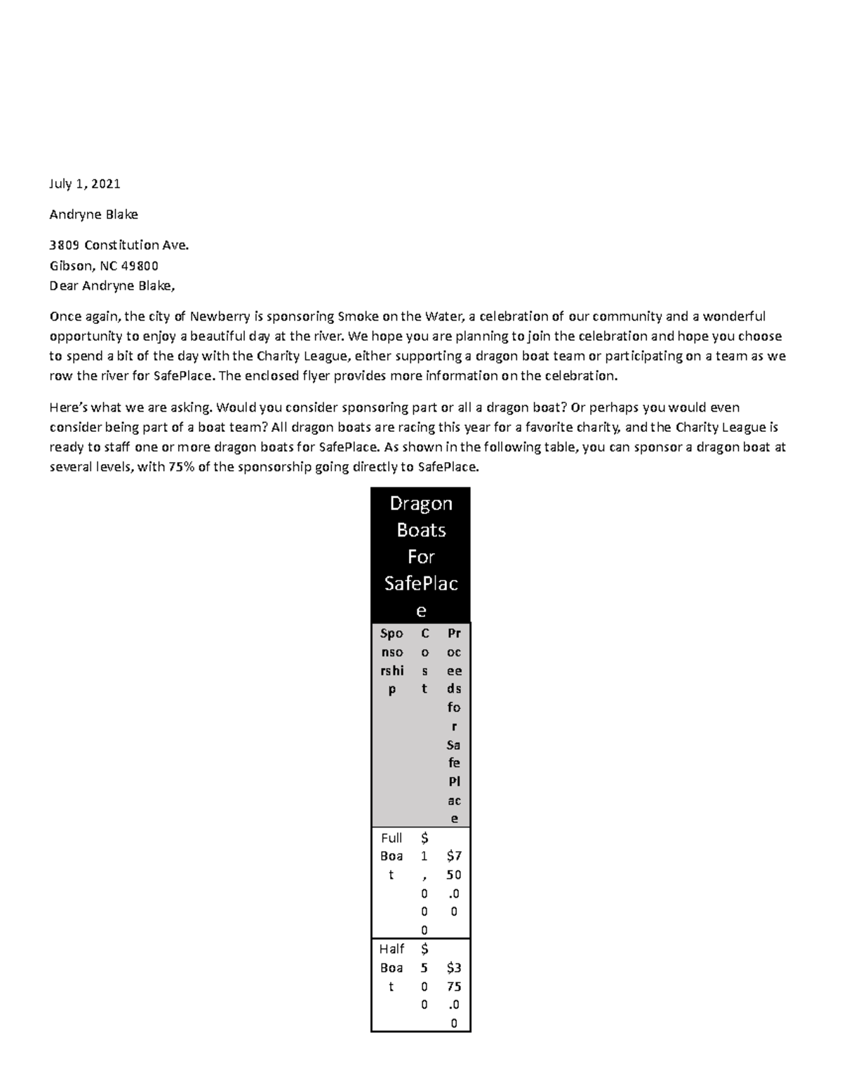 Exp19 Word Ch03 Cap Assessment Smoke - July 1, 2021 Andryne Blake 3809 Constitution Ave. Gibson ...