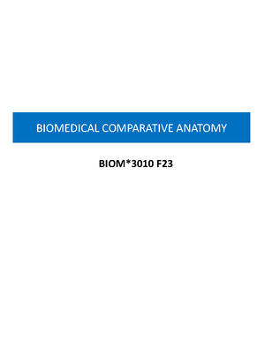 Dissection and Myology Lab Manual - BIOM*3010 Laboratory Manual ...