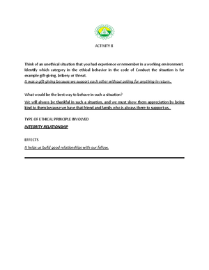 Activity 4 - Be thankful for everything you have. keep learning and be ...