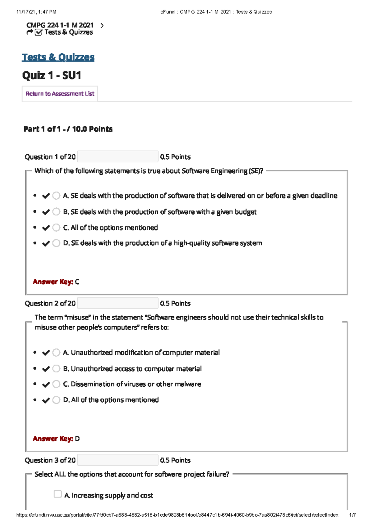 Q1 - this will hep for exam preparations since there are some practice ...