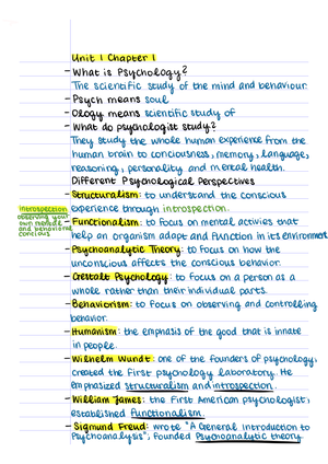 Unit 1 Chapter 3 - These notes are from Psychology 2e on the OpenStax ...
