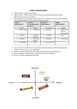 4 Cheat Sheet Marketing Mix Retail - Marketing Mix Retail Product ...