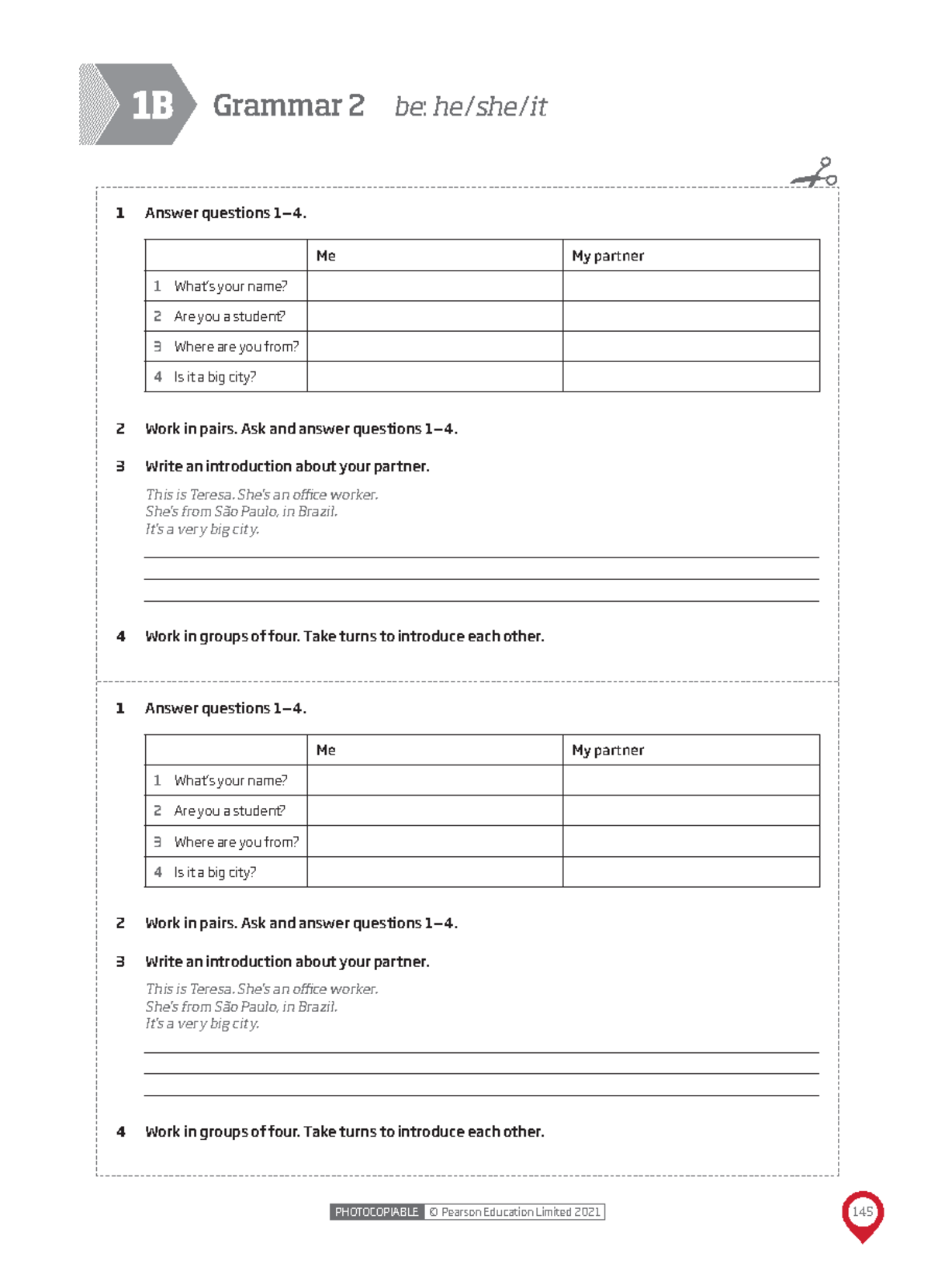 RM A1 PC 1B Grammar 2dddddddd - 1B Grammar 2 be: he /she /it ...