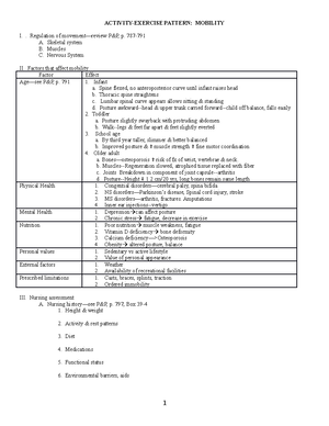 Nursing process Notes - NURSING PROCESS I. Critical Thinking & Nursing ...