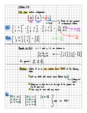 Inhomogeneous Systems of Diff Eqs - LastTime solved homogeneous systems ...