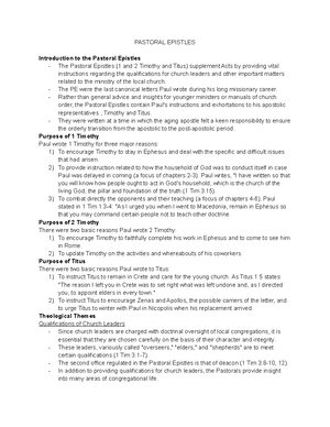 New Testament Bible Study Part 1 Preparation Example - BIBL 110 PAGE ...
