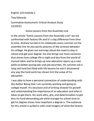 Module 3 Applying Analysis - ENG-122-H6727 - SNHU - Studocu