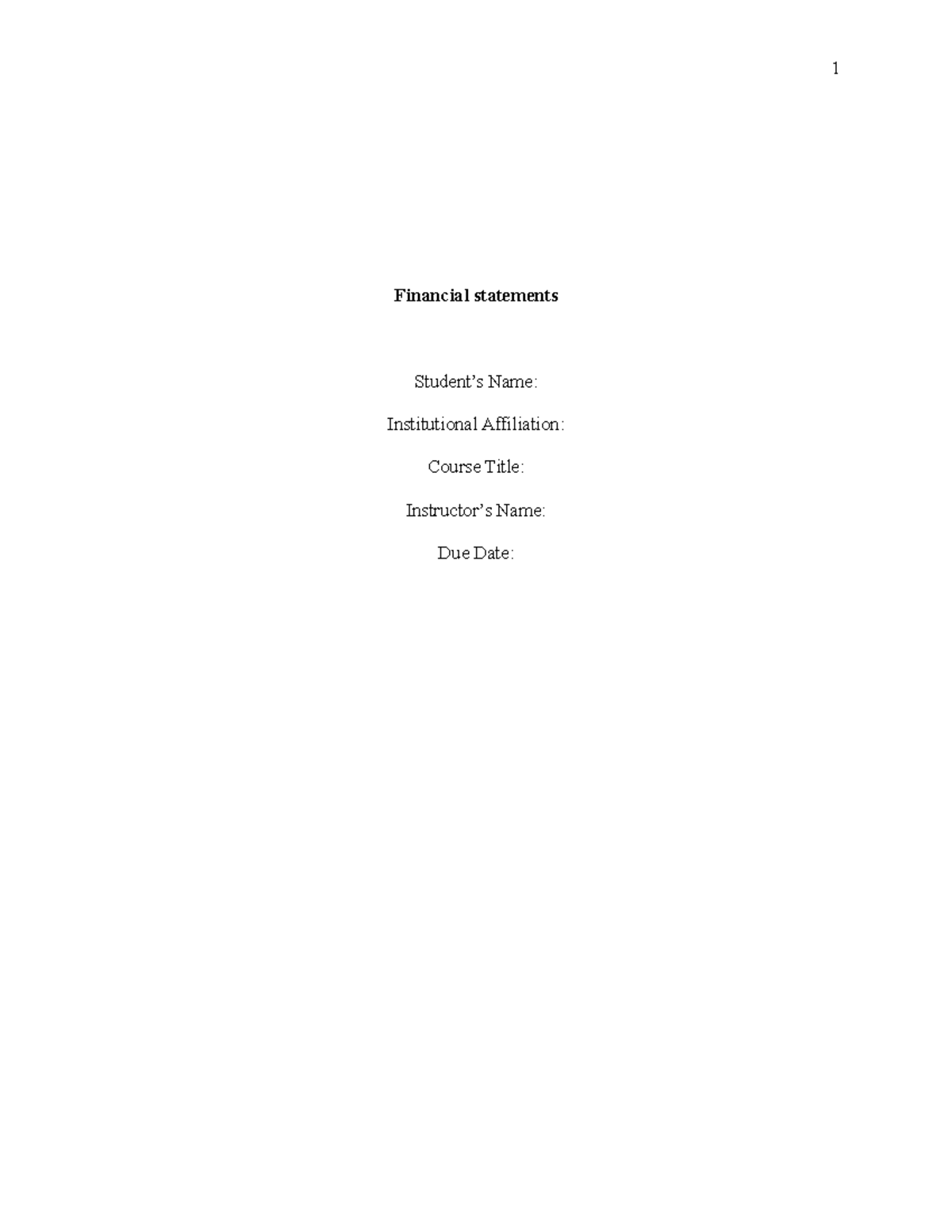 Financial statements - Relationship between mathematics and computer ...