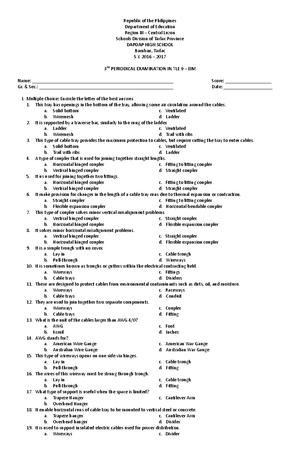 A Tracer Study Among TVL NCII Holders - CHAPTER 1 THE PROBLEM AND IT’S ...