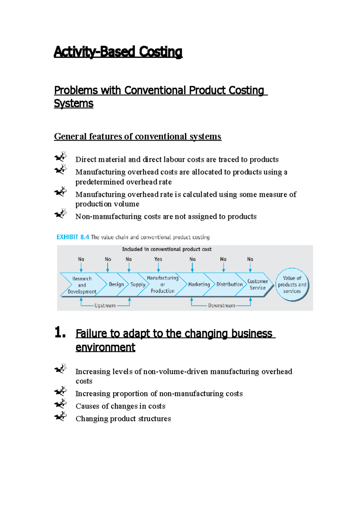 Activity Based Costing - Activity-Based Costing Problems with ...