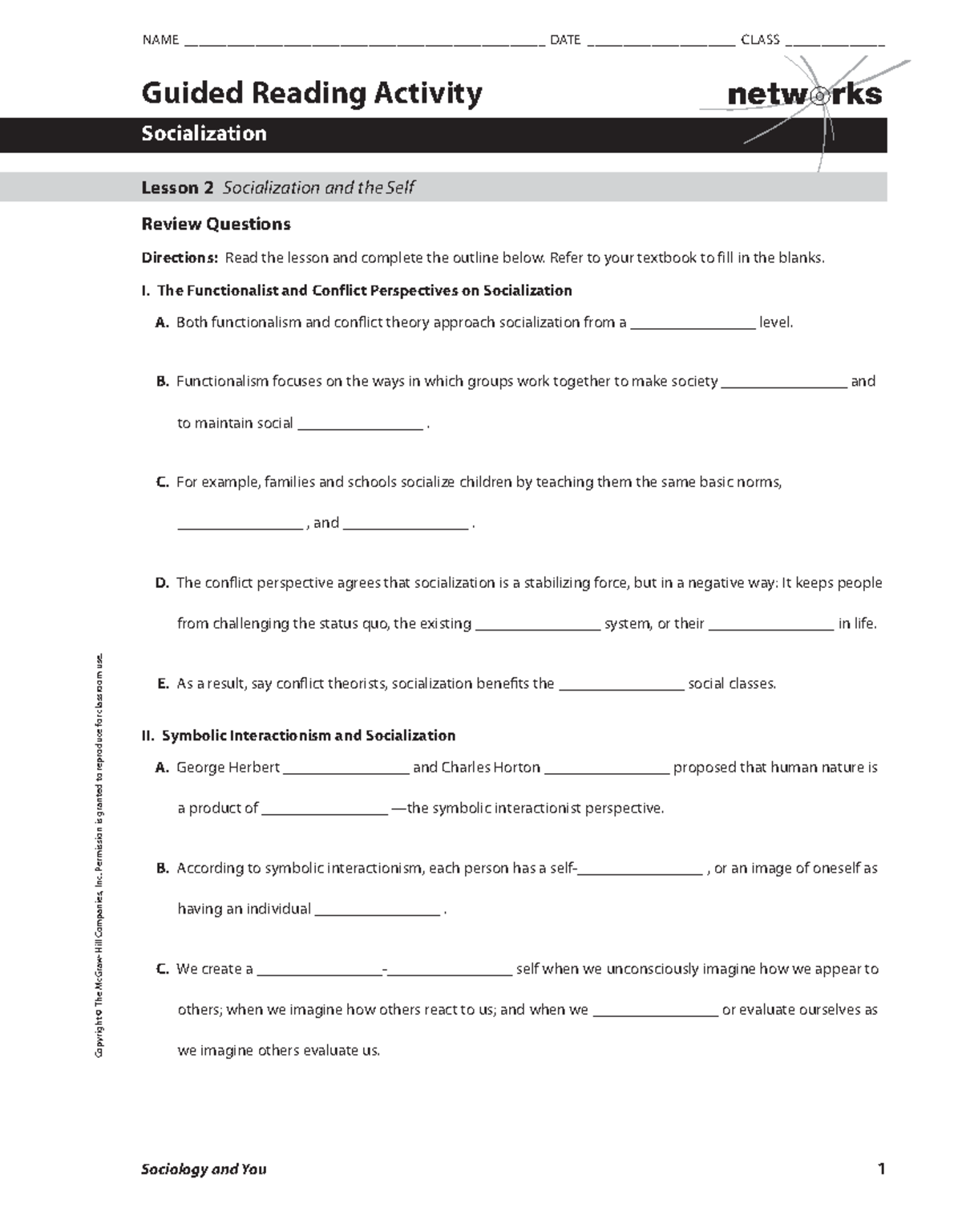 Soc 4-2 GRA - The completed assignment. - Copyright © The McGraw-Hill ...