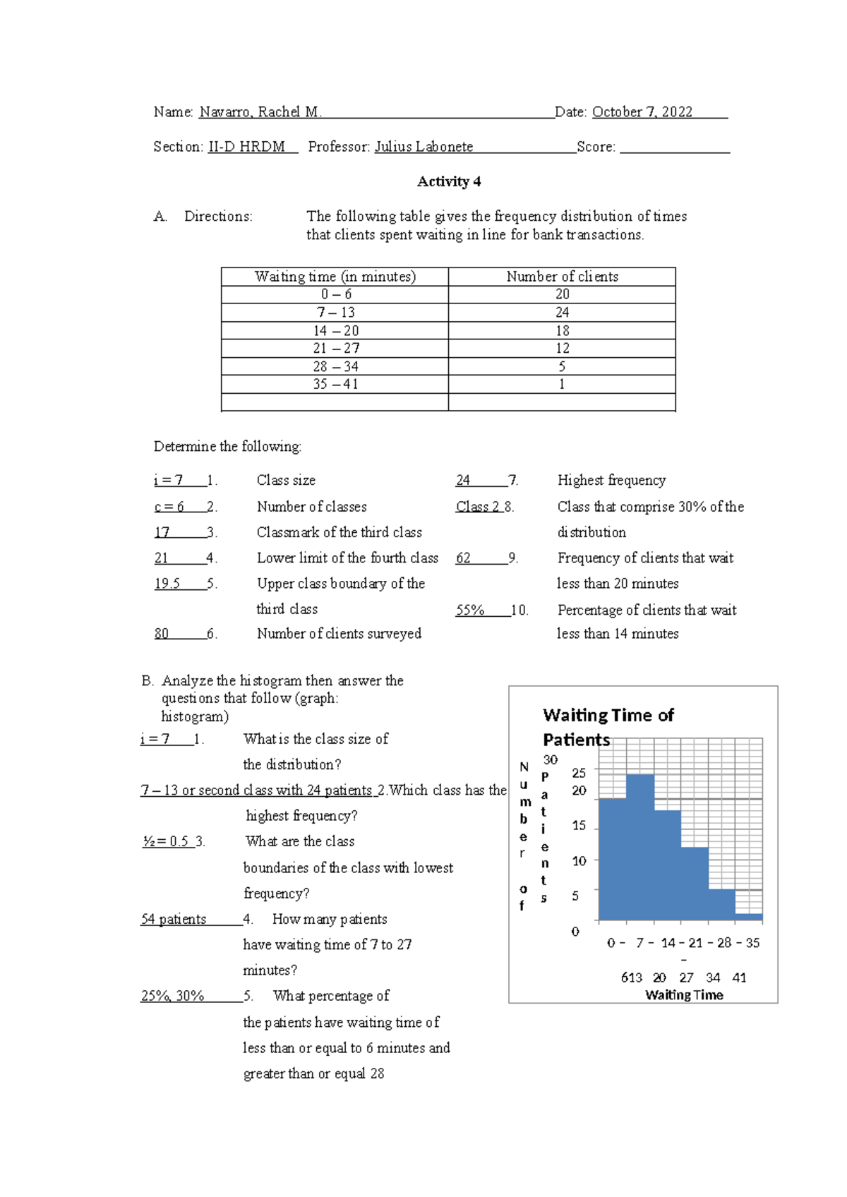 602118047 Rama Daryl Marie C Module 4 Bustat Elestat Act 4 - Waiting ...