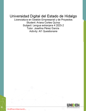 Tablas de las conectivas - Universidad Digital del Estado de Hidalgo Licenciatura en Ingeniería ...