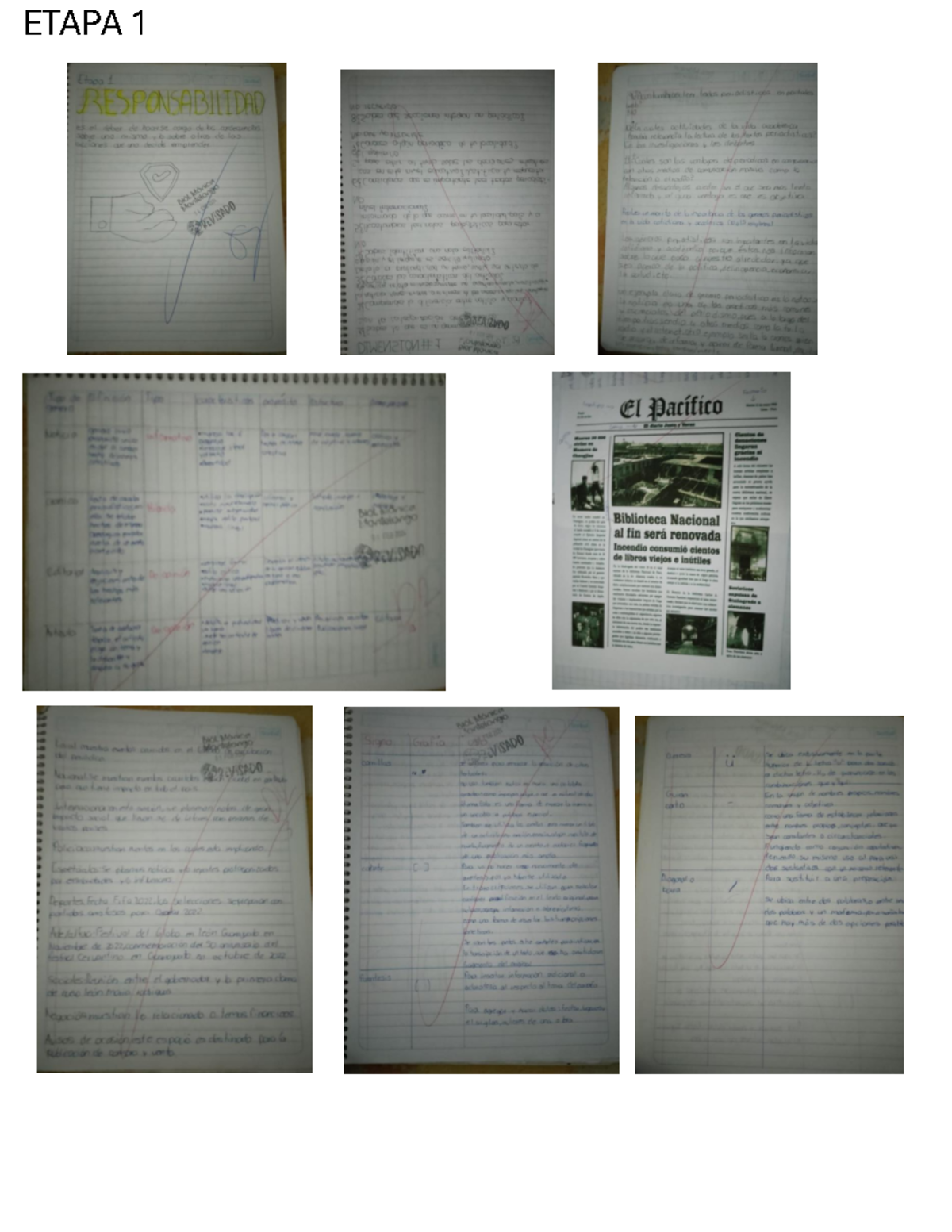 MARC CE - Practicas - ETAPA 1 Etapa 1 RESPONSABILIDAD lee texts ...