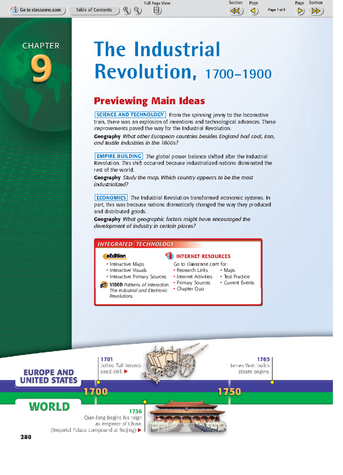 Chapter 9 Industrial Revolution - Interactive Maps Interactive Visuals ...
