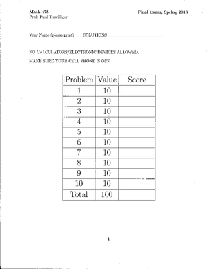Exercises - MAS109 - MAS109 Probability and Data Science Exercises You ...