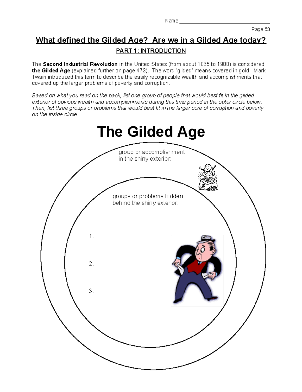 Gilded Age 10-11 - US History Interactives - Name ...