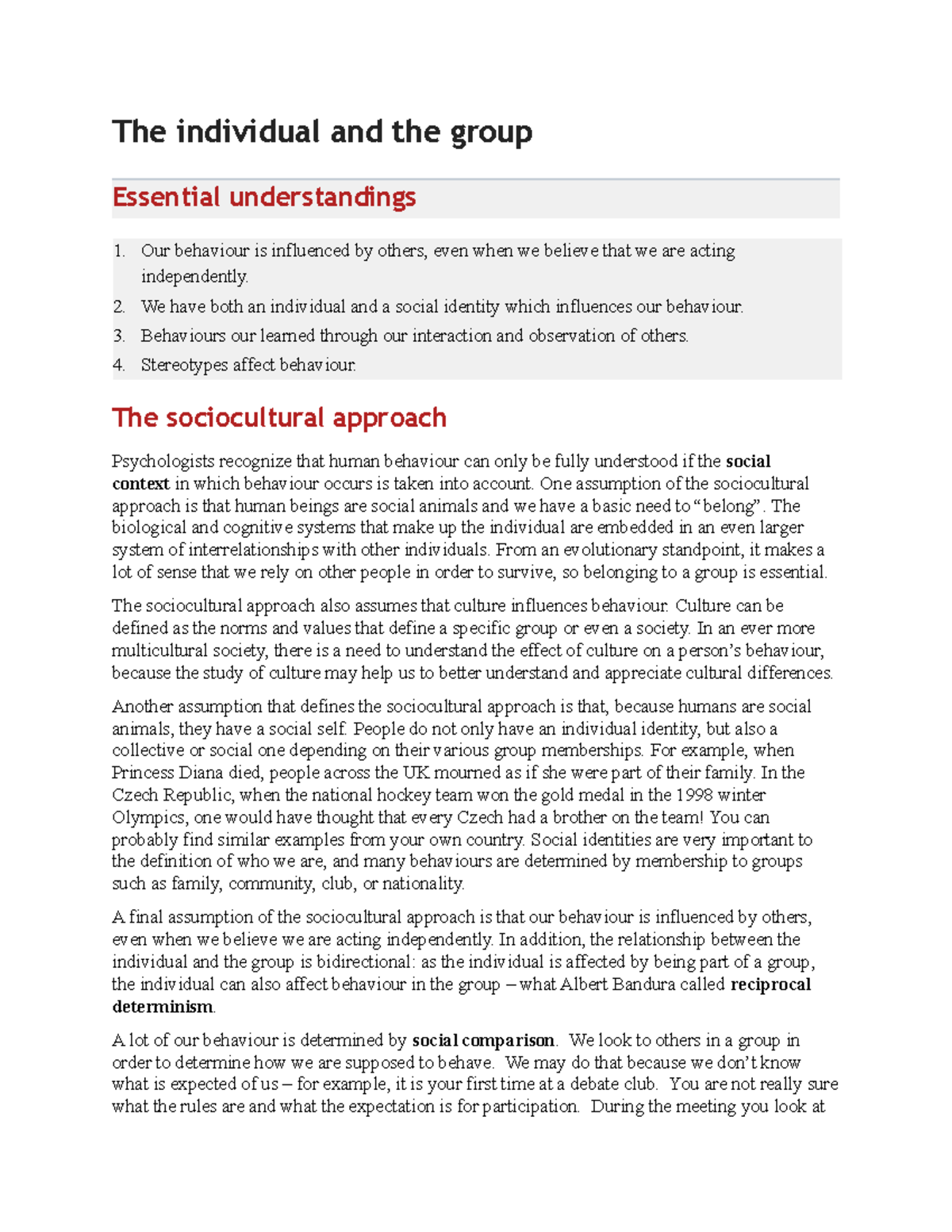 Article 2 Individual and Group - The individual and the group Essential ...