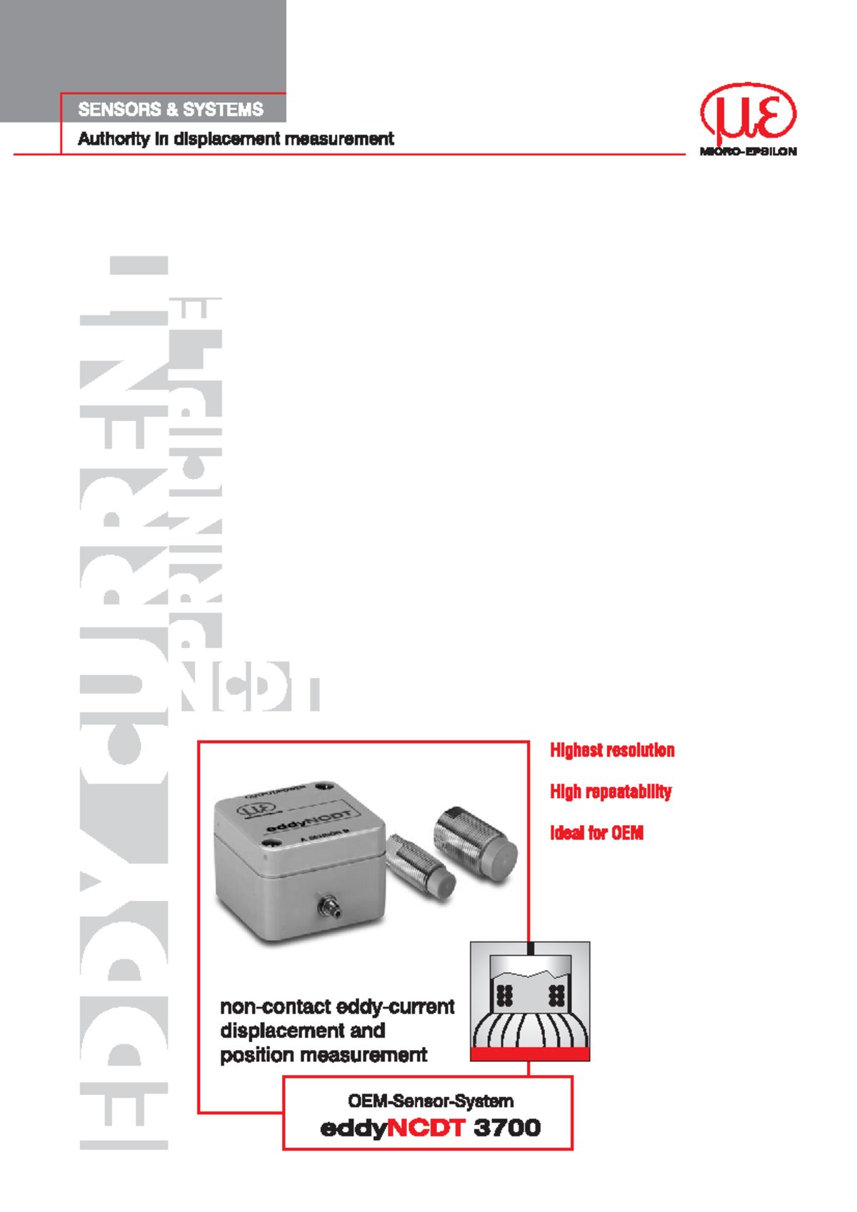 Dat eddy NCDT 3700 en - Excellent - Eddy current sensors for ...