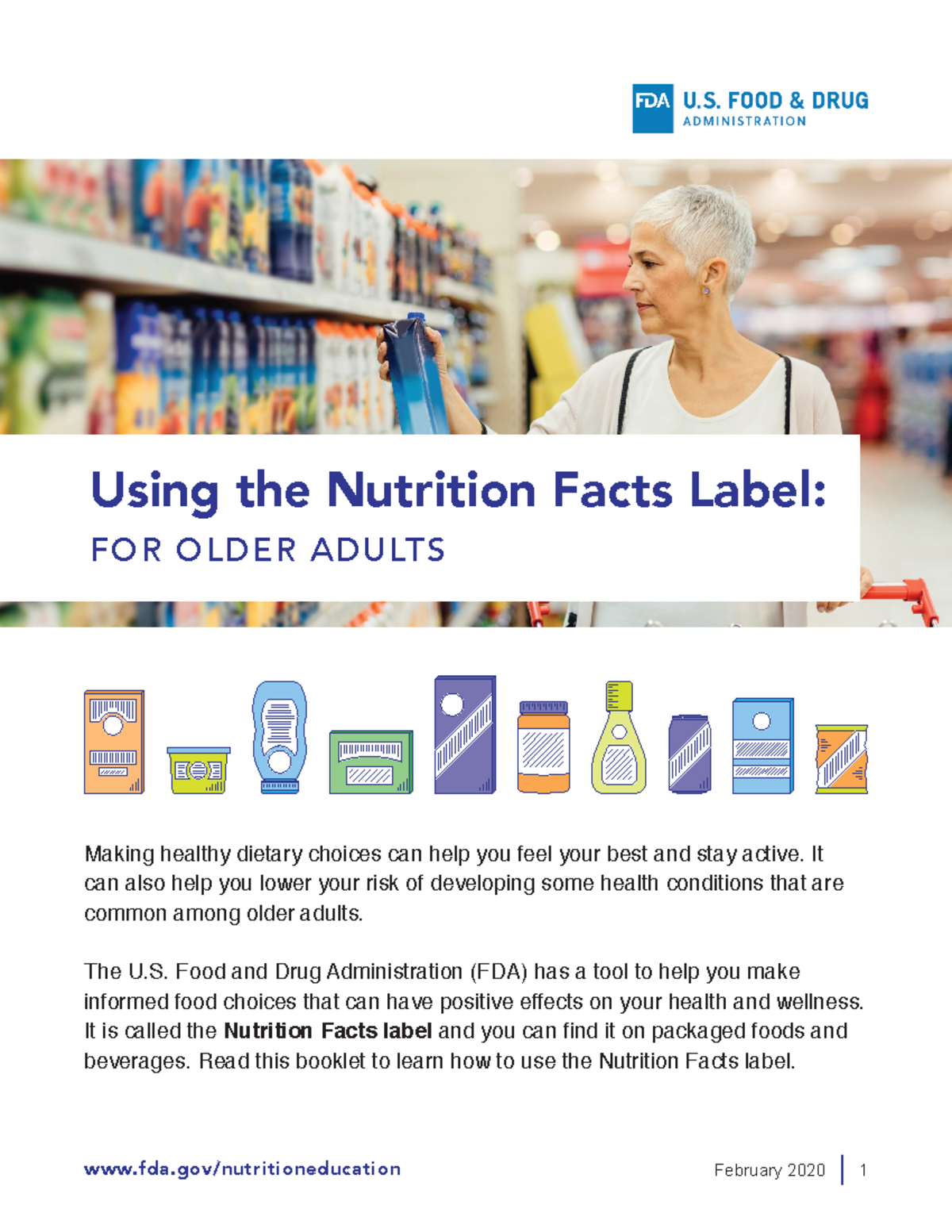Using the Nutrition Facts Label For Older Adults - Making healthy ...