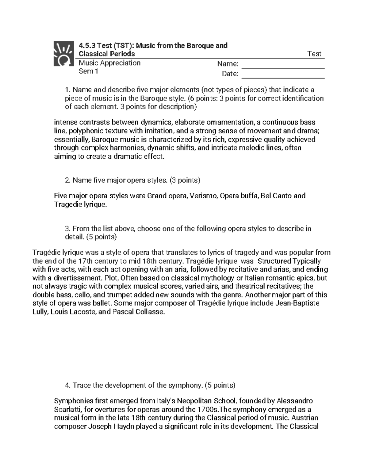 4.5.3 Test (TST) - Music from the Baroque and Classical Periods (Test ...