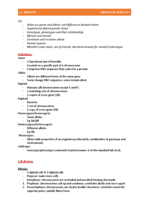 4BBY1070 Practical 1 Proforma 2021-2022 Answers - 4BBY1070 Genetics and ...