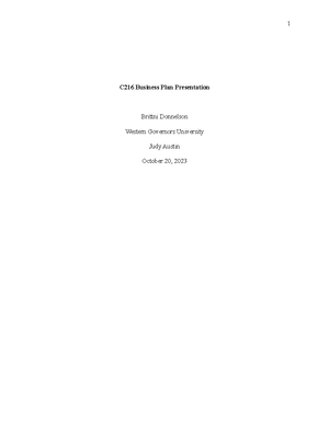 C216 Capstone Task 3 - task 3, passed - C216 Task 3: Career Management ...