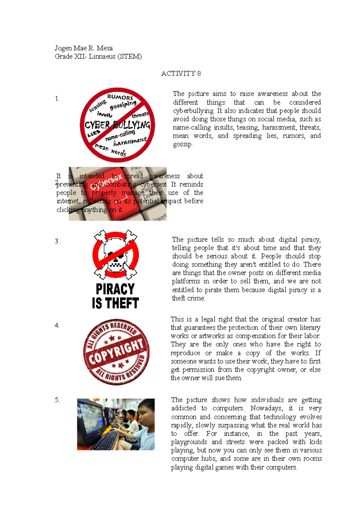 Activity-8 - This is in module 8 of quarter 1 in Media, Information ...