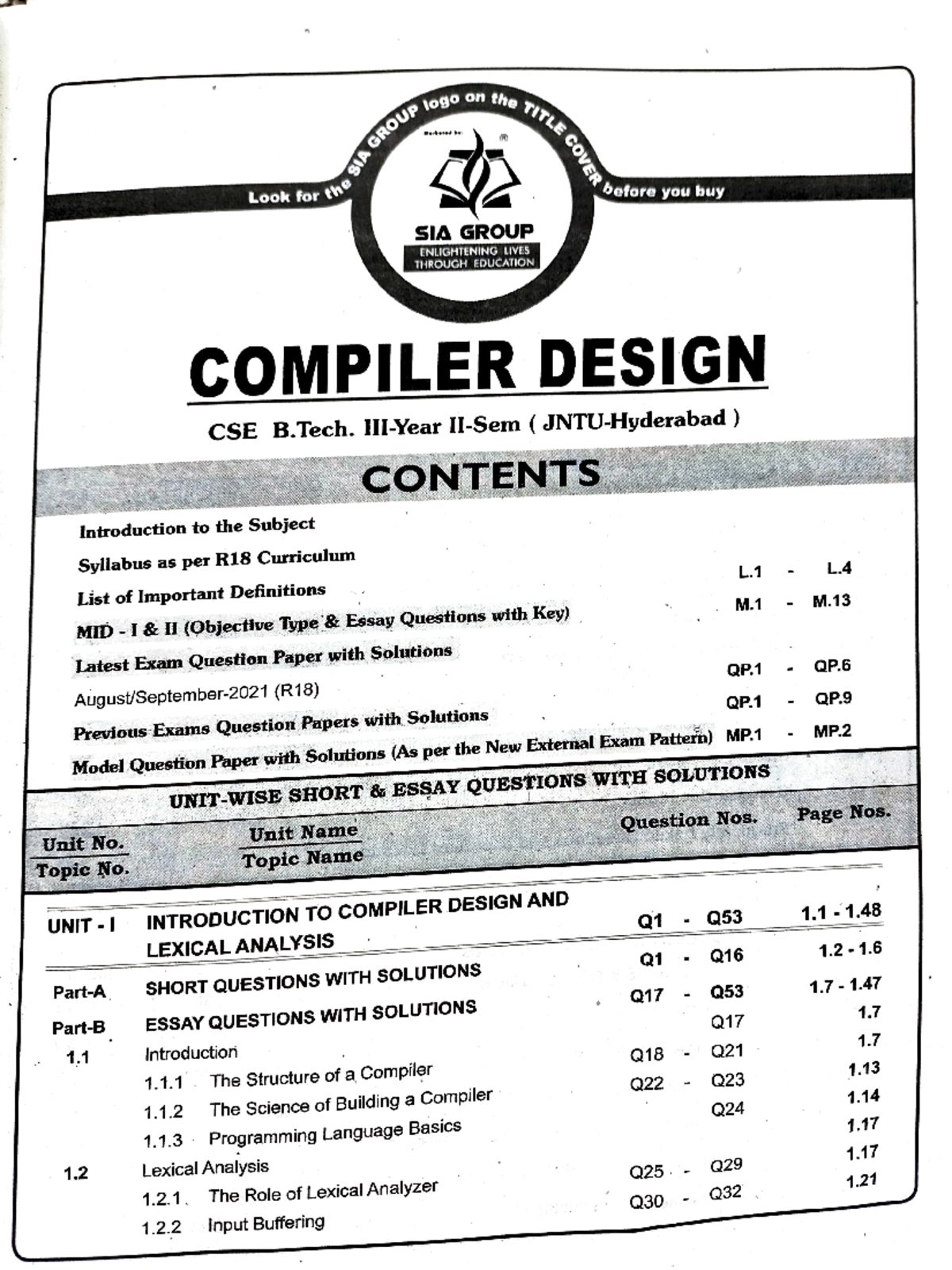 CD IMP - bachelor of technology - Studocu