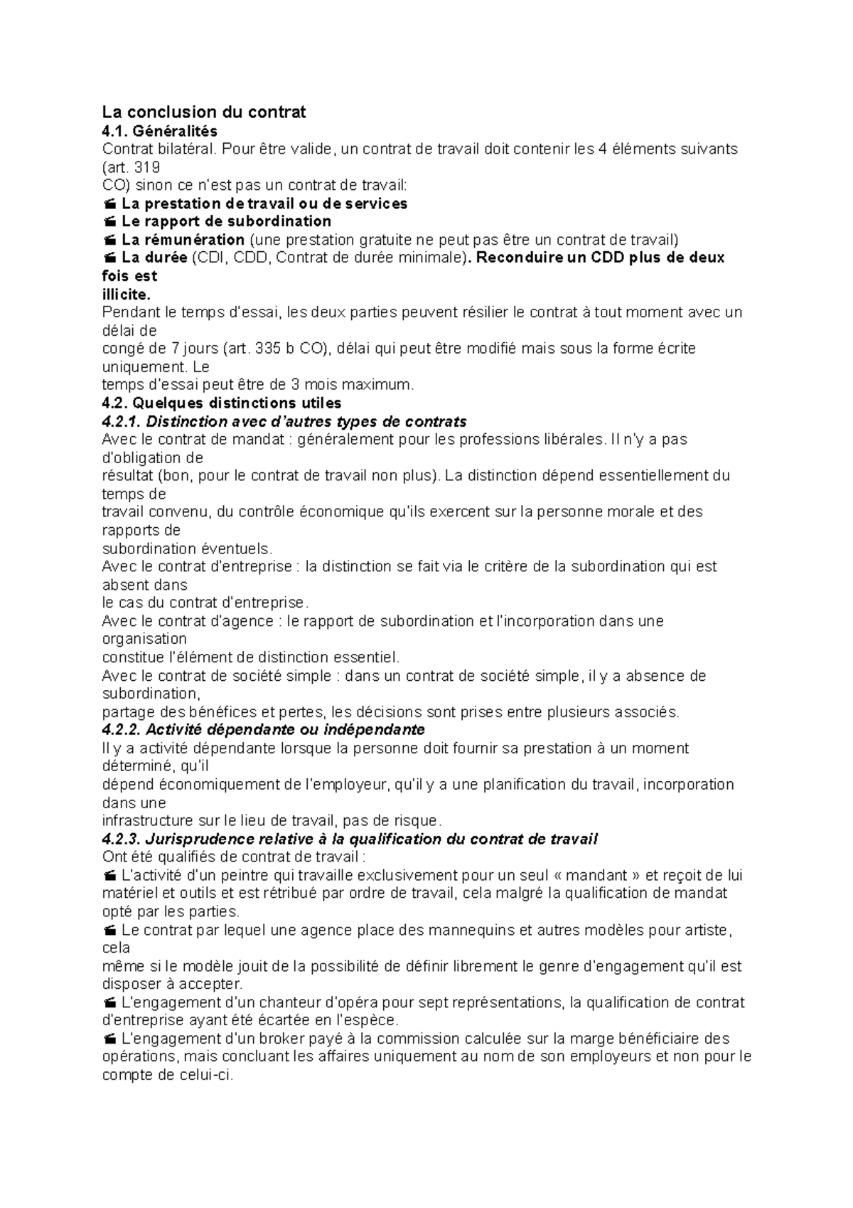 La conclusion du contrat - La conclusion du contrat Généralités Contrat ...