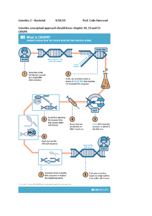 Lecture 2 - introduction to genetics - Lecture 2 Genetics is the study ...
