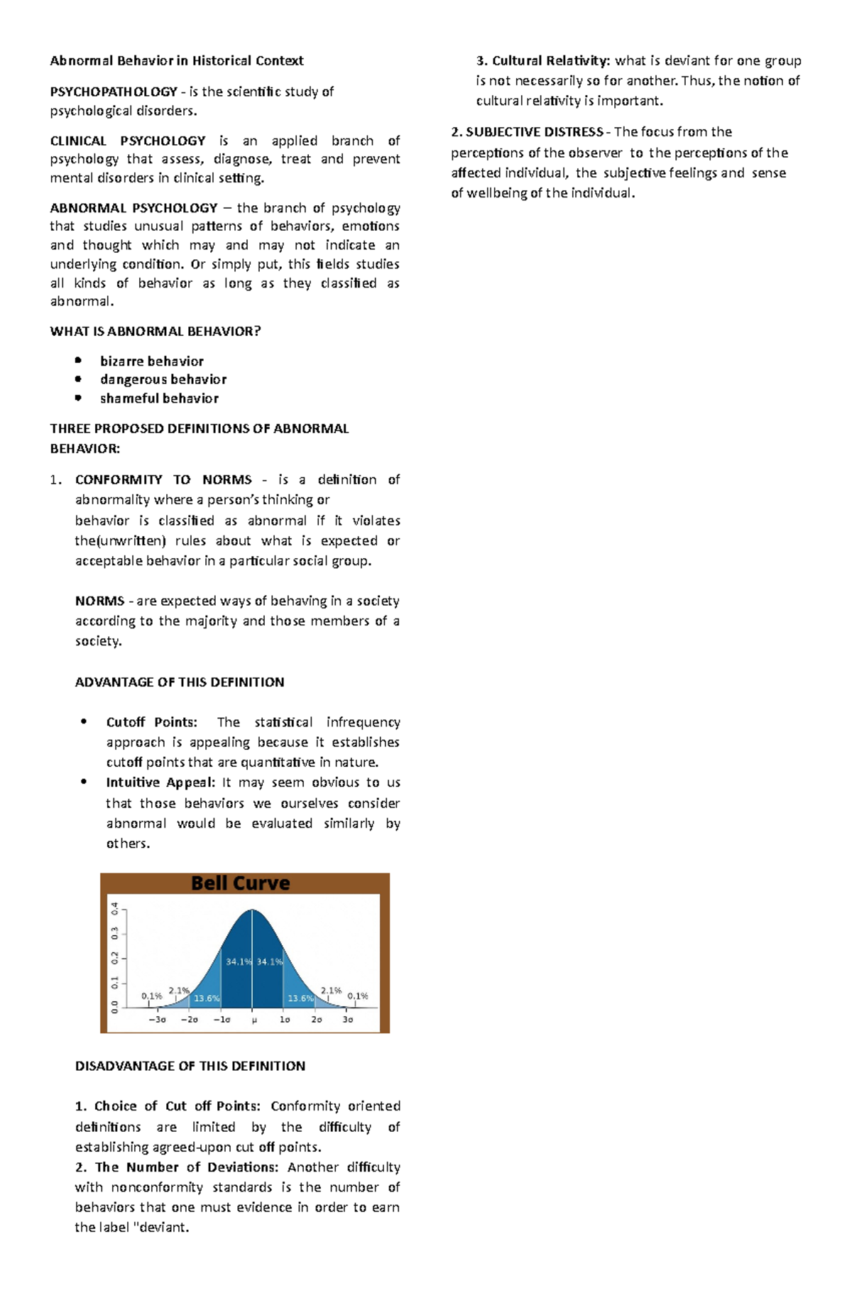 Abnormal Behavior in Historical Context - Abnormal Behavior in ...