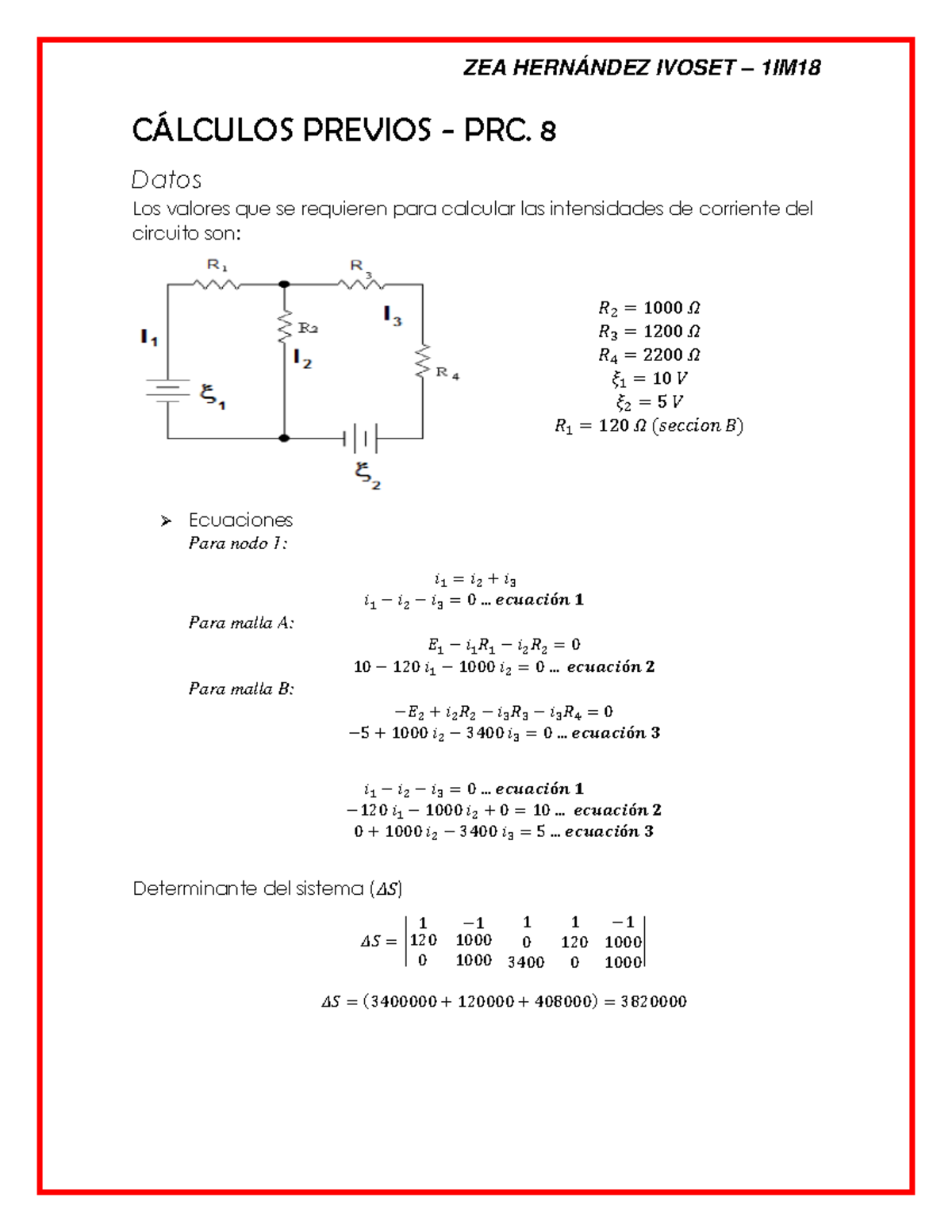 Cálculos Previos Prc8-9 EyM - ZEA HERNÁNDEZ IVOSET – 1IM CÁLCULOS ...