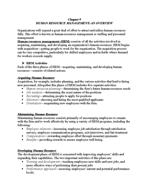 Chapter 11 Business Lecture Notes - Chapter 11 BUILDING CUSTOMER ...