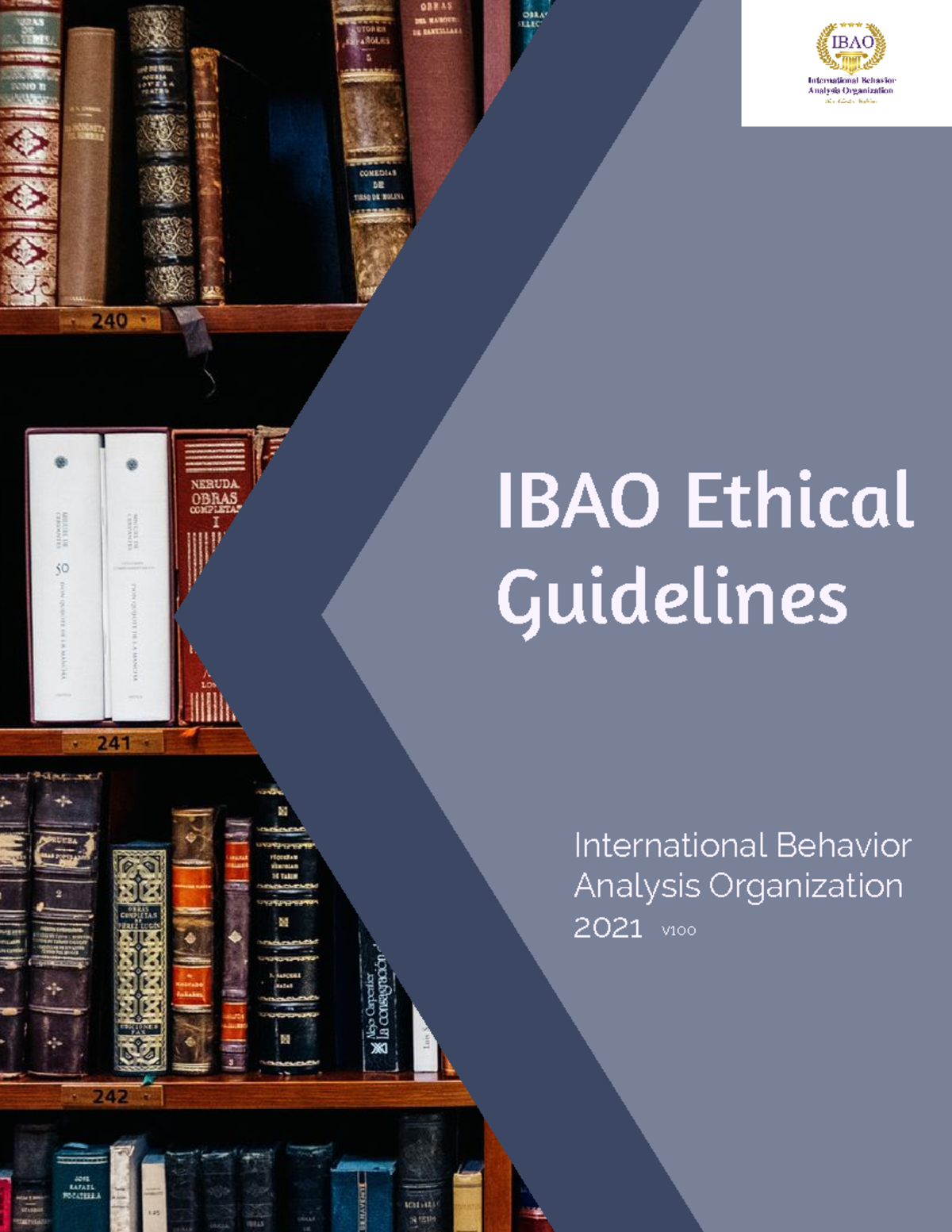 IBAO Ethical Guidelines V100 - International Behavior Analysis ...