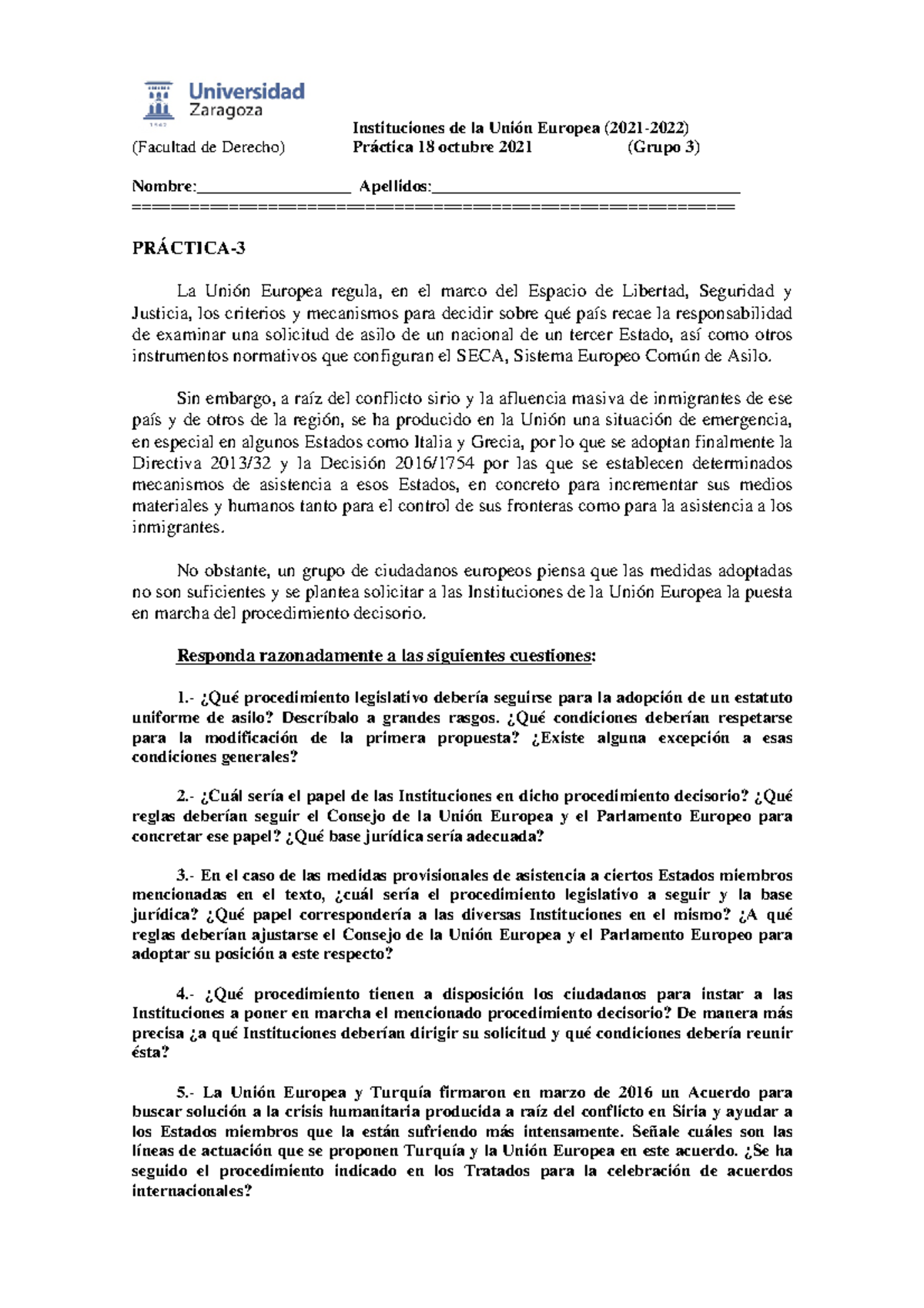 Práctica-3 IUE 18 - Práctica IUE nº3 - Instituciones de la Unión ...