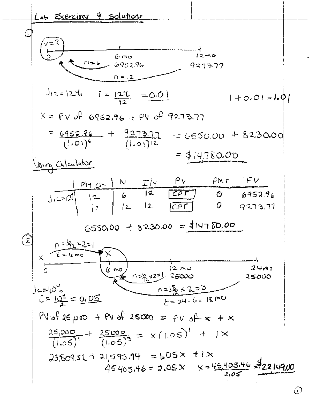 Lecture 9 Lab Exercises Solutions Opmt 1110 Studocu