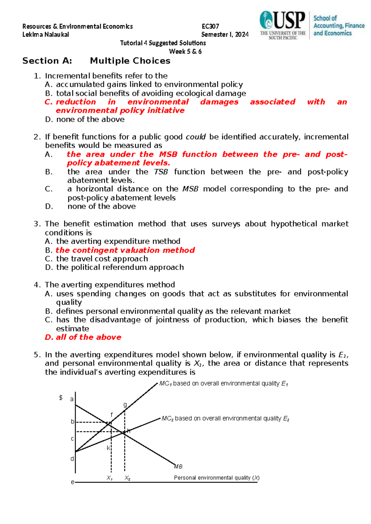 Tutorial 4 Suggested Solutions - Lekima Nalaukai Semester I, 2024 ...