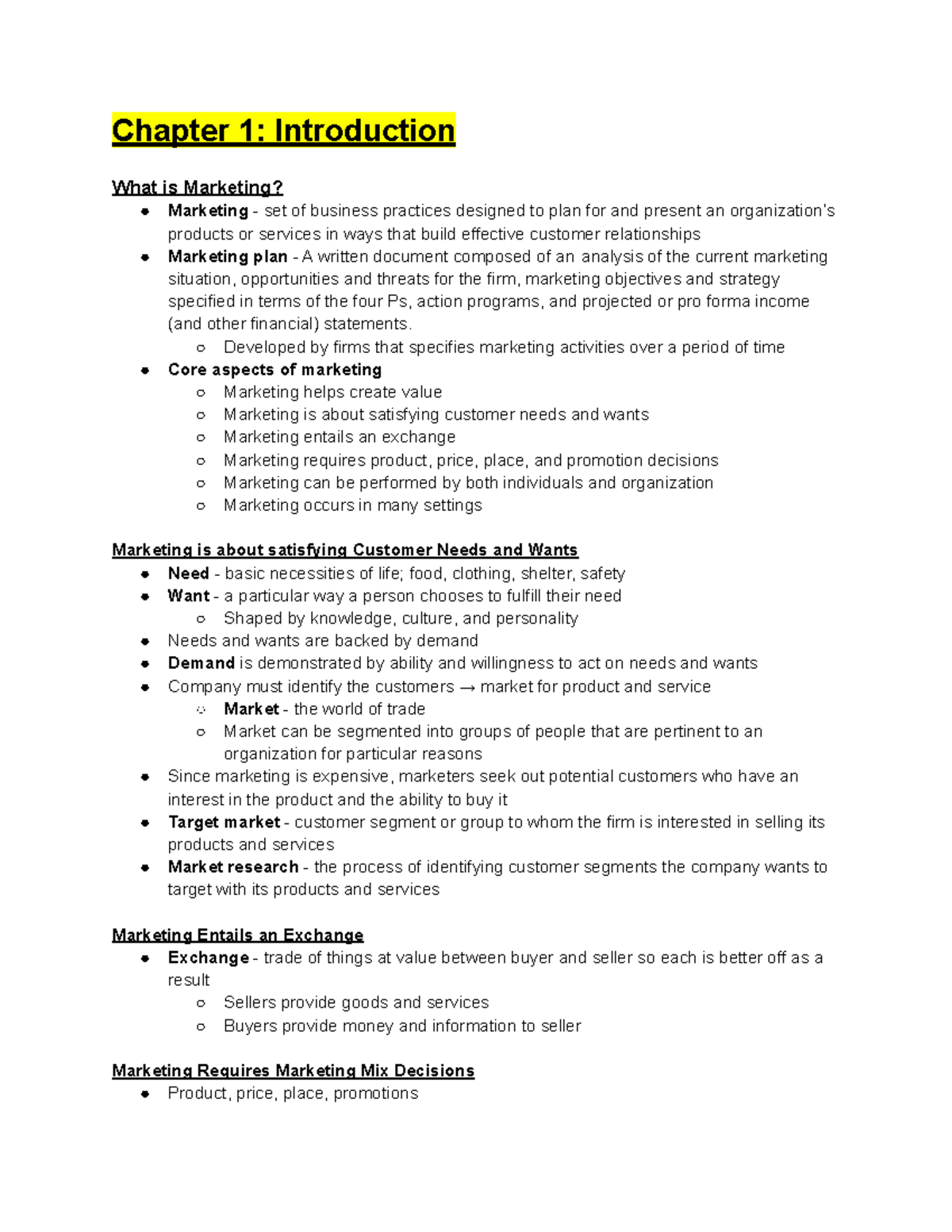 MOS2320 chapter 1 textbook notes - Chapter 1: Introduction What is ...