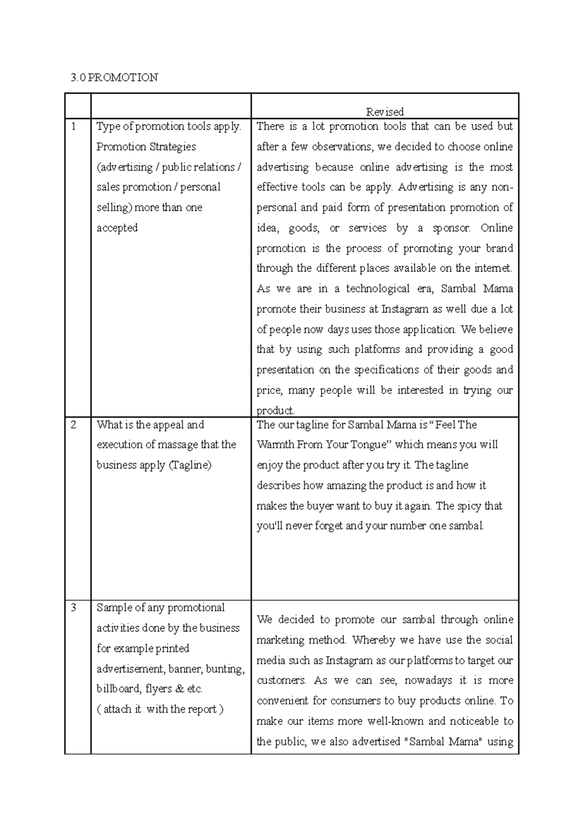 Promotion - 3 PROMOTION Revised 1 Type of promotion tools apply ...