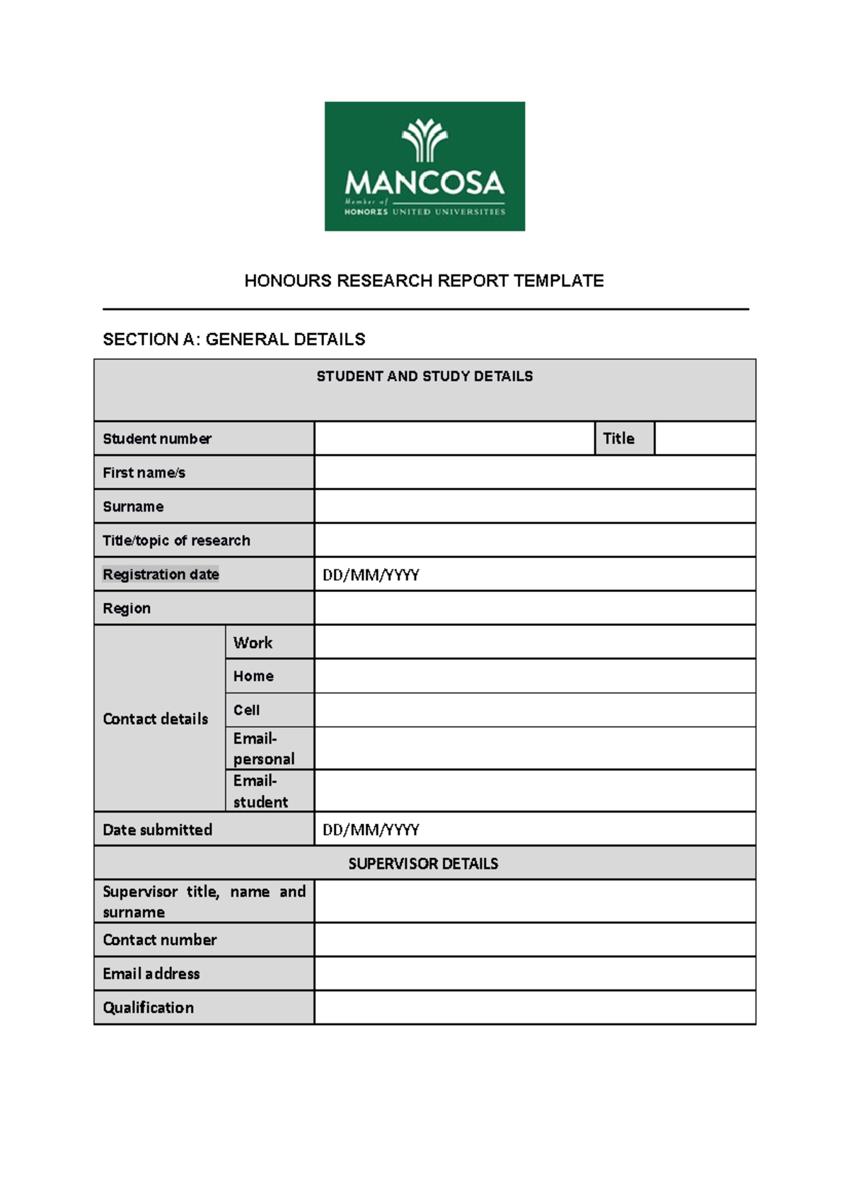Template 2023 (1) - Introduction to human resource - HONOURS RESEARCH ...
