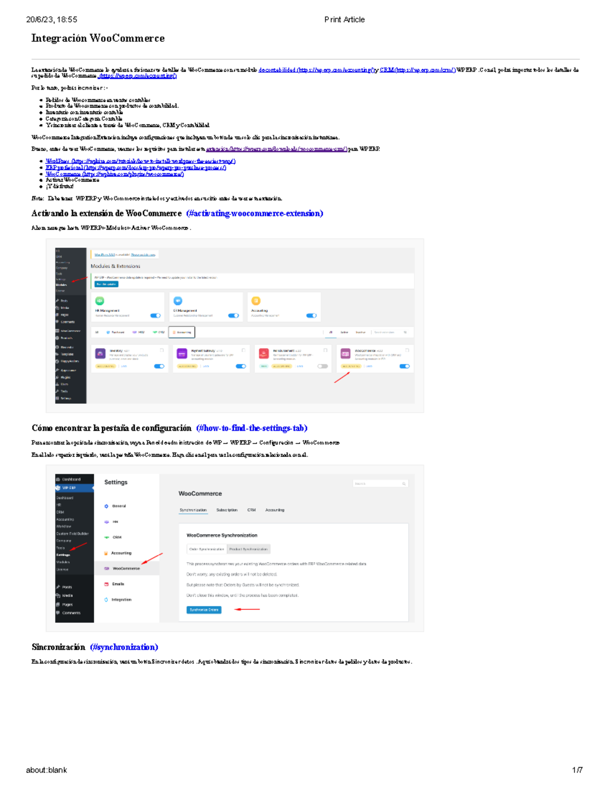 Manual Uno WP ERP - Integración WooCommerce La extensión de WooCommerce lo ayudará a fusionar ...