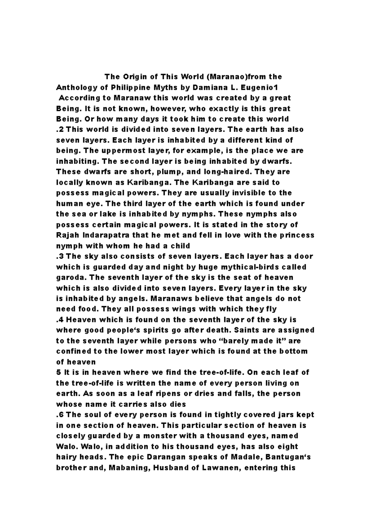 Walo The Monster Maranao