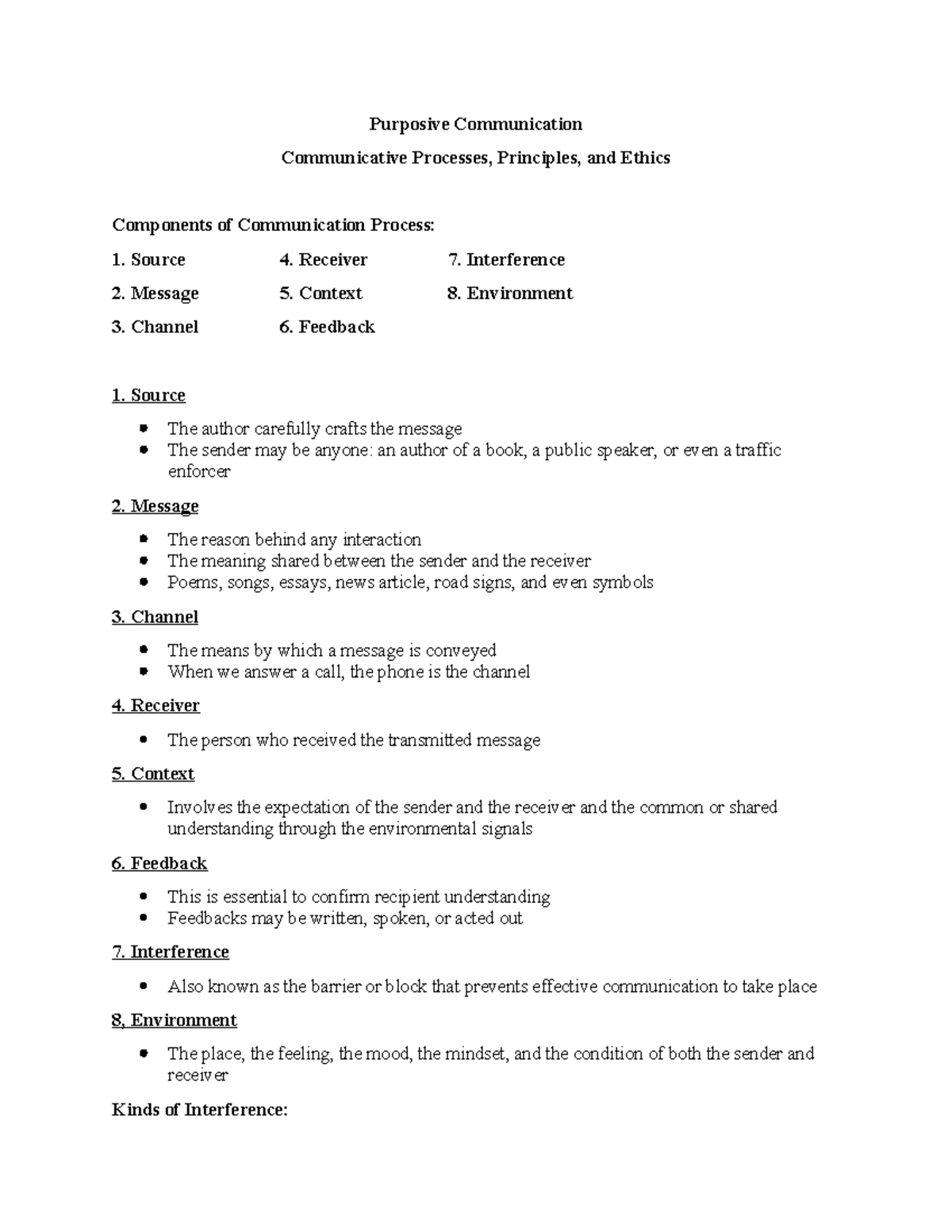 Purposive Communication Lessons - Purposive Communication Communicative ...