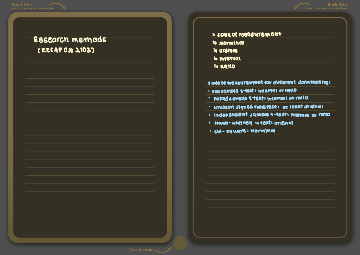 Recap on research methods - You can write your question here You can ...