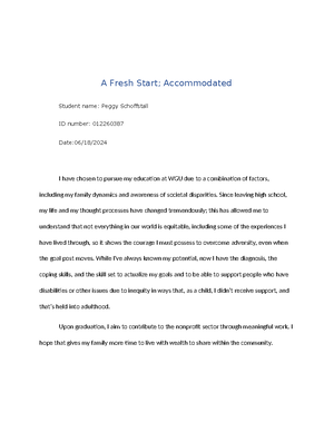 Orientation Task - Student Information Student name: ID number: Date ...