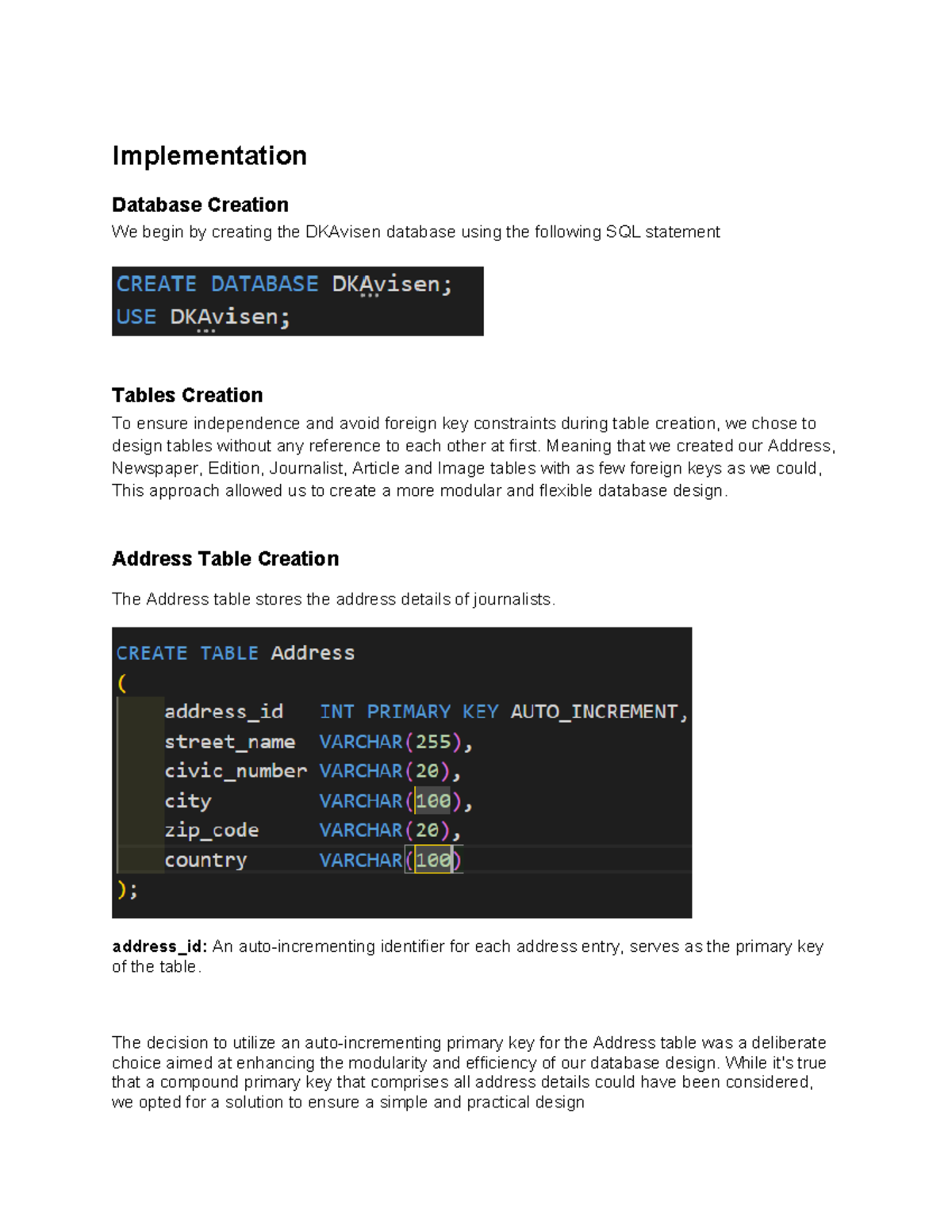 Ve - Resumé High-Performance Computing - Implementation Database ...