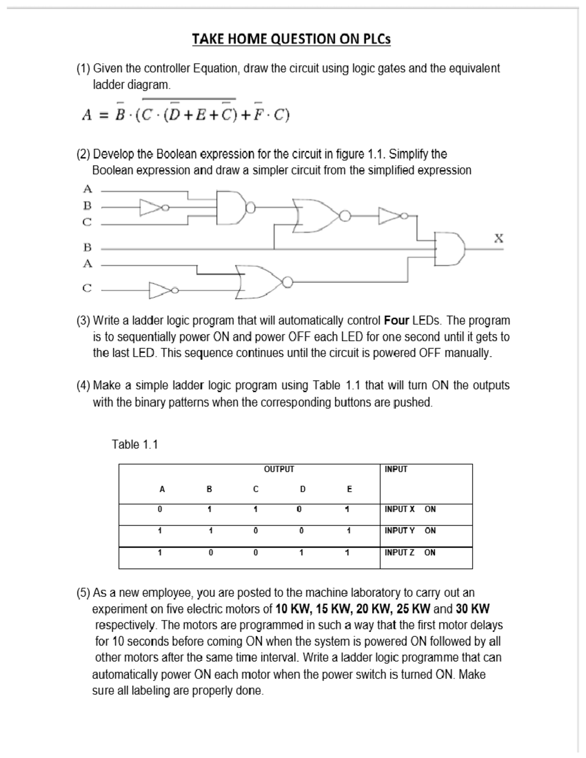 TAKE HOME Question ON PLCs-converted-1 - Corporate law - Studocu